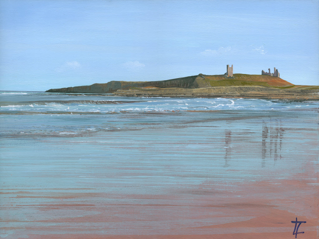 Dunstanburgh Castle Reflections – crownstudiogallery